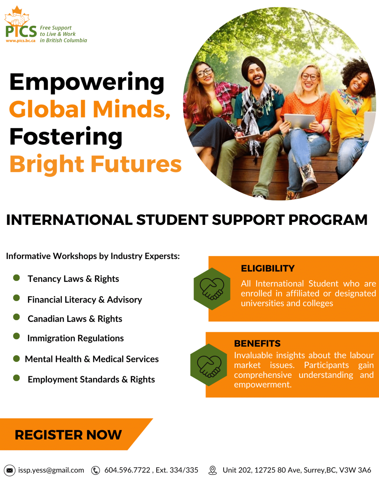 International Students Support Program - PICS